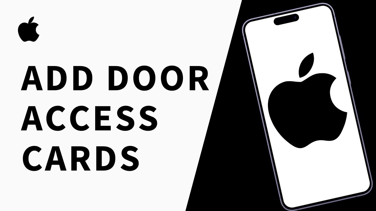 How to Add Door Access Cards to iPhone - YouTube