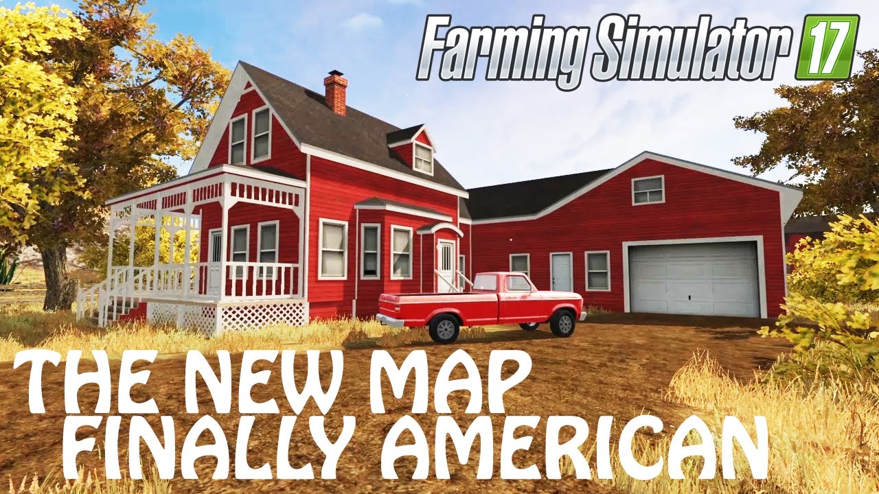 THE NEW MAP AMERICAN OUTBACK in Farming Simulator 2017 | SHOWCASING ...