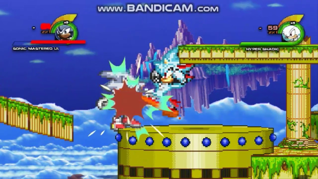 ||Super Smash FLash Mod||Sonic MUI vs Hyper Shadic||yeabGamer|| - YouTube