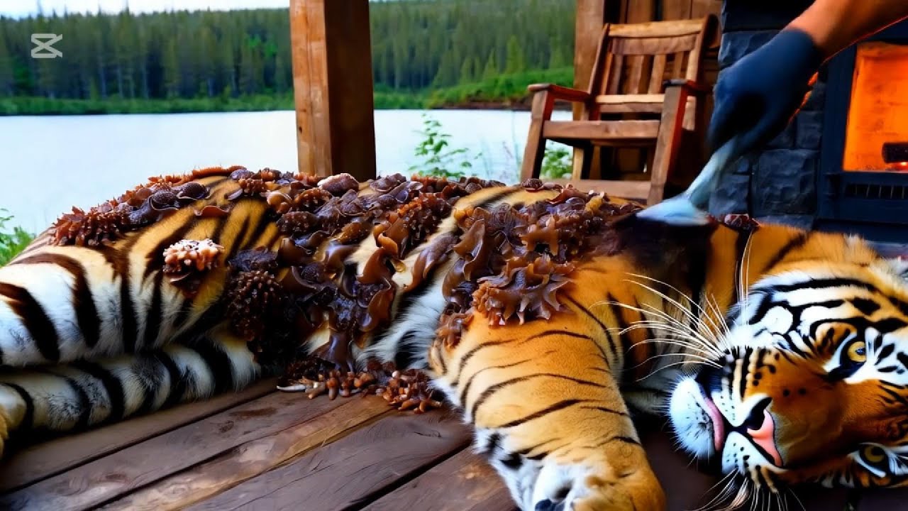 Smart tiger cub finds help to save mother tiger from millions of ...