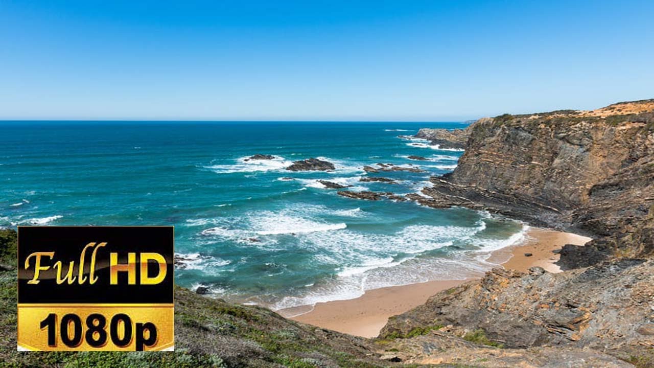 4K Video Ultra HD OCEAN WAVES HD Video Quality Most Beautiful Places ...