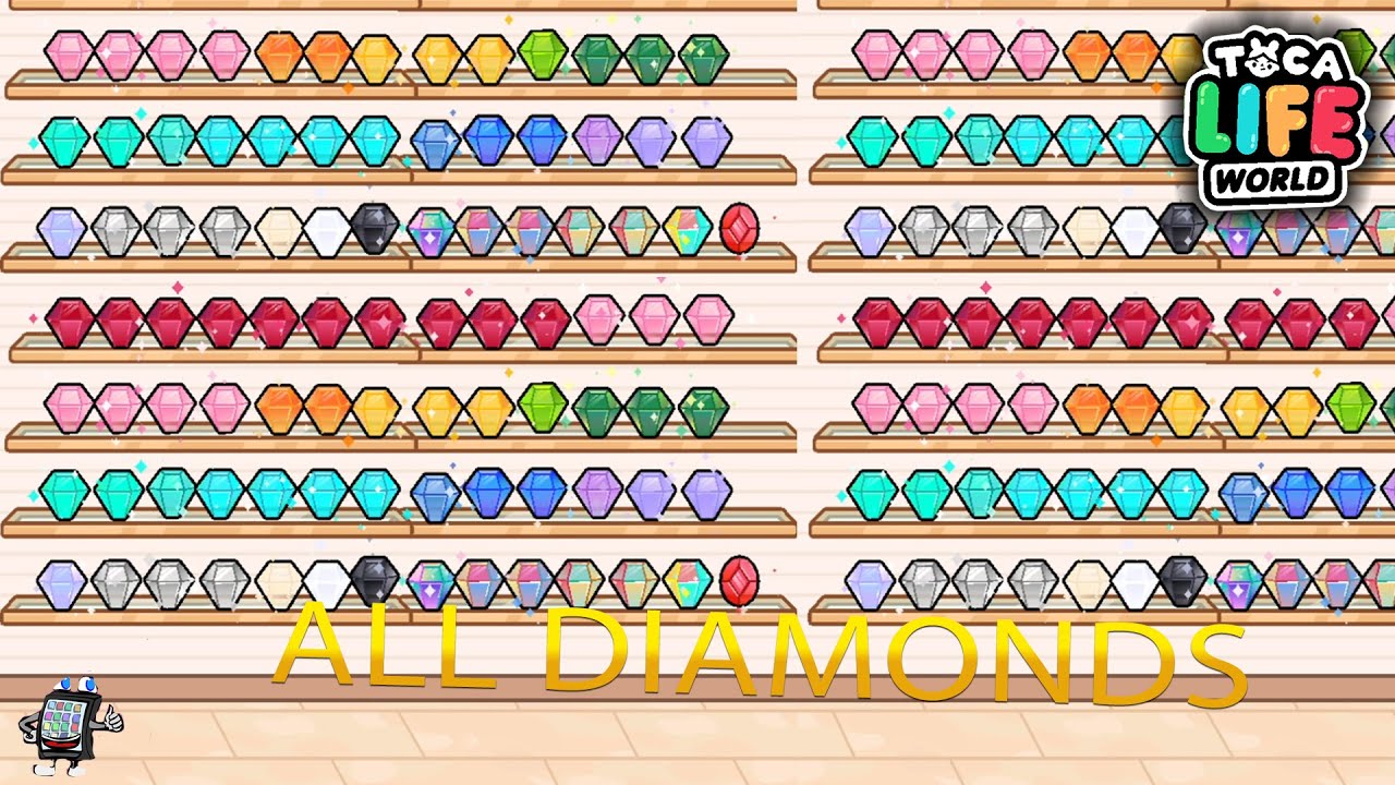 I HAVE FOUND ALL THE DIAMONDS in TOCA BOCA! Toca Life World Diamonds ...