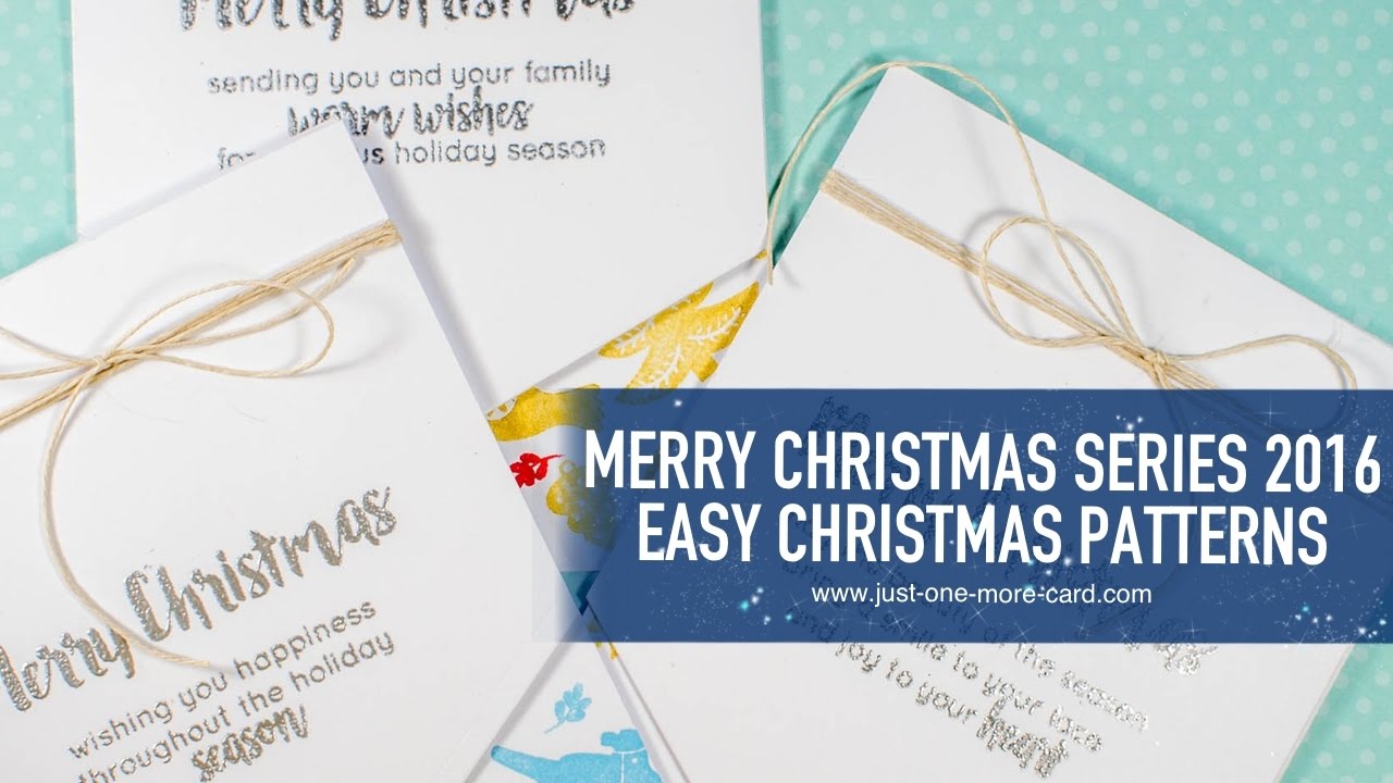 Easy Christmas Patterns - YouTube