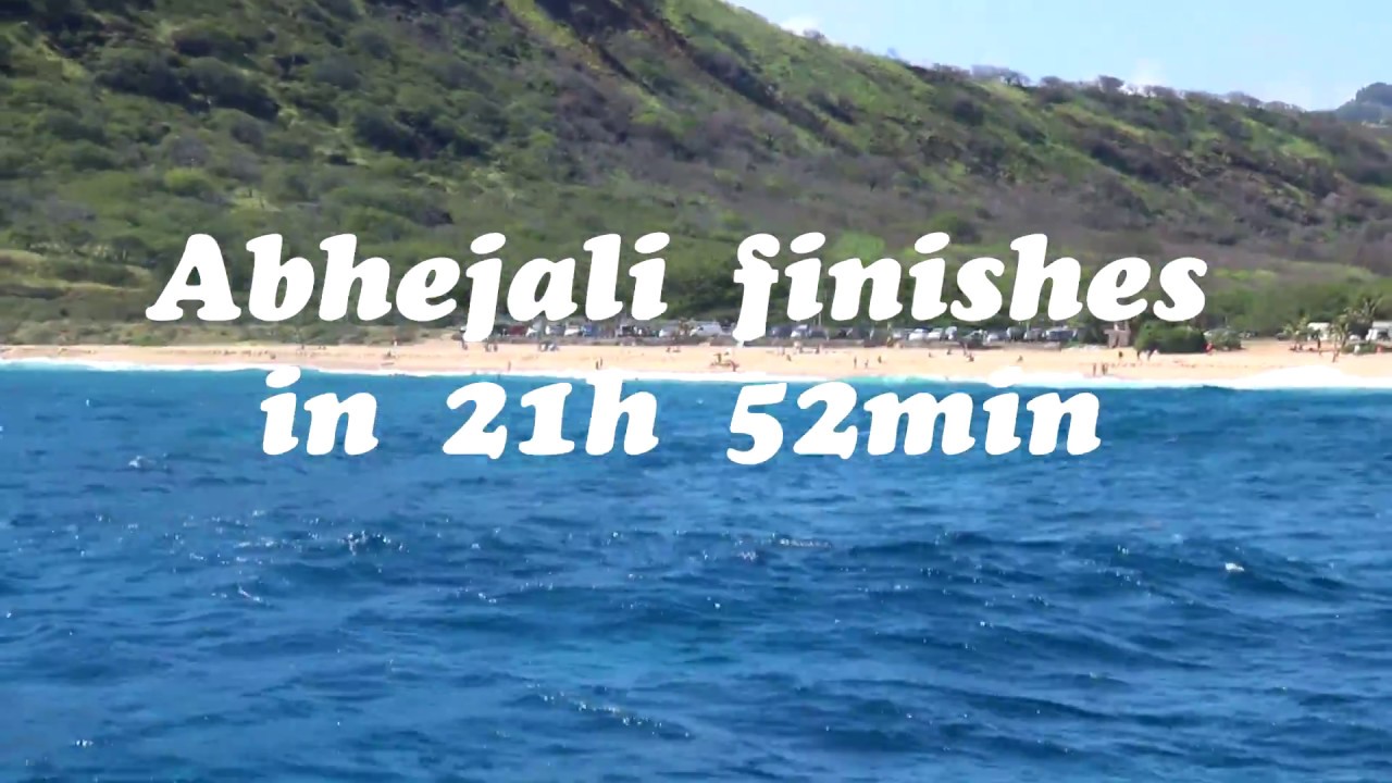 Abhejali’s Molokai Channel swim, Hawaii, March 2017 - YouTube