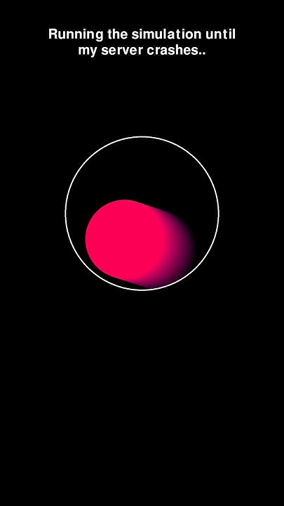 Ball bouncing simulation #adhd #music #code #space #python #physics #simulations #memes #science ...