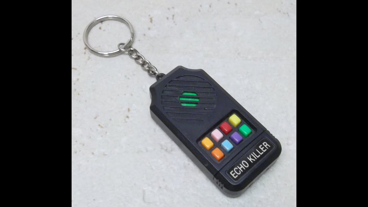 Vintage Echo Killer Keychain 8 Sound Key Chain WORKS see video Space ...
