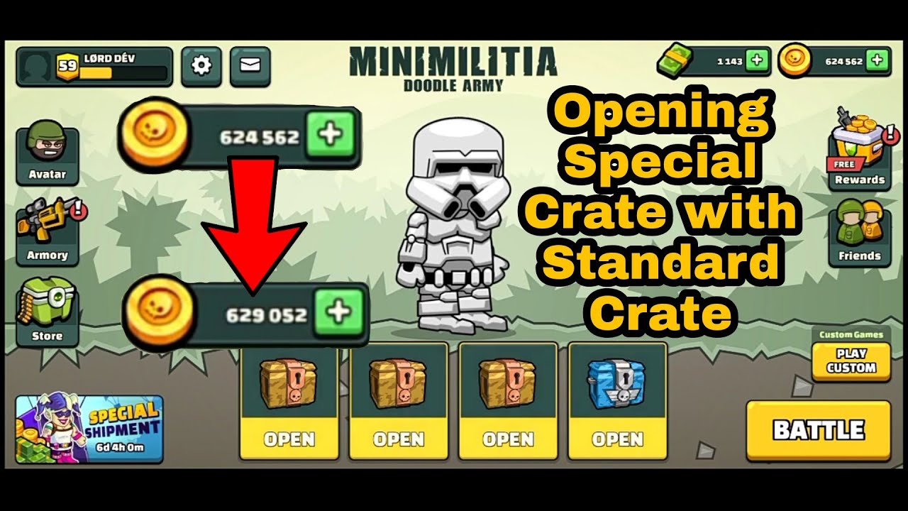 Opening Special Crate with standard crate🤠 || All in one - India Gaming ...