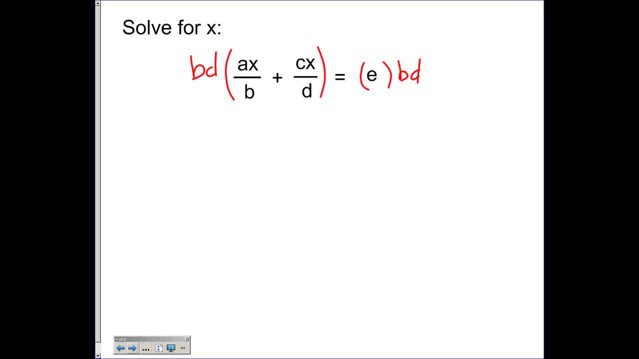 Literal Equations with factoring - YouTube