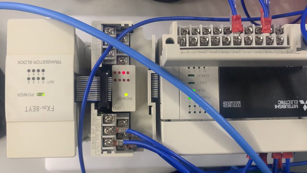 【PLC】FX2N-1PG 接 DM542S 使用單脈衝 - YouTube