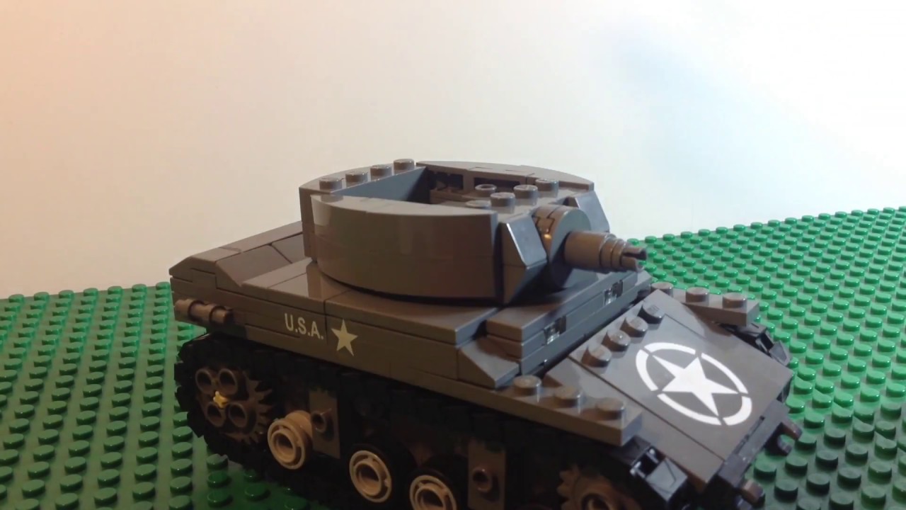 Lego WW2: M8A1/ M8 Scott tank destroyer - YouTube