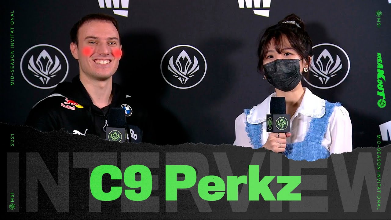 C9 : Perkz 인터뷰 | 05.16 | 2021 MSI - YouTube