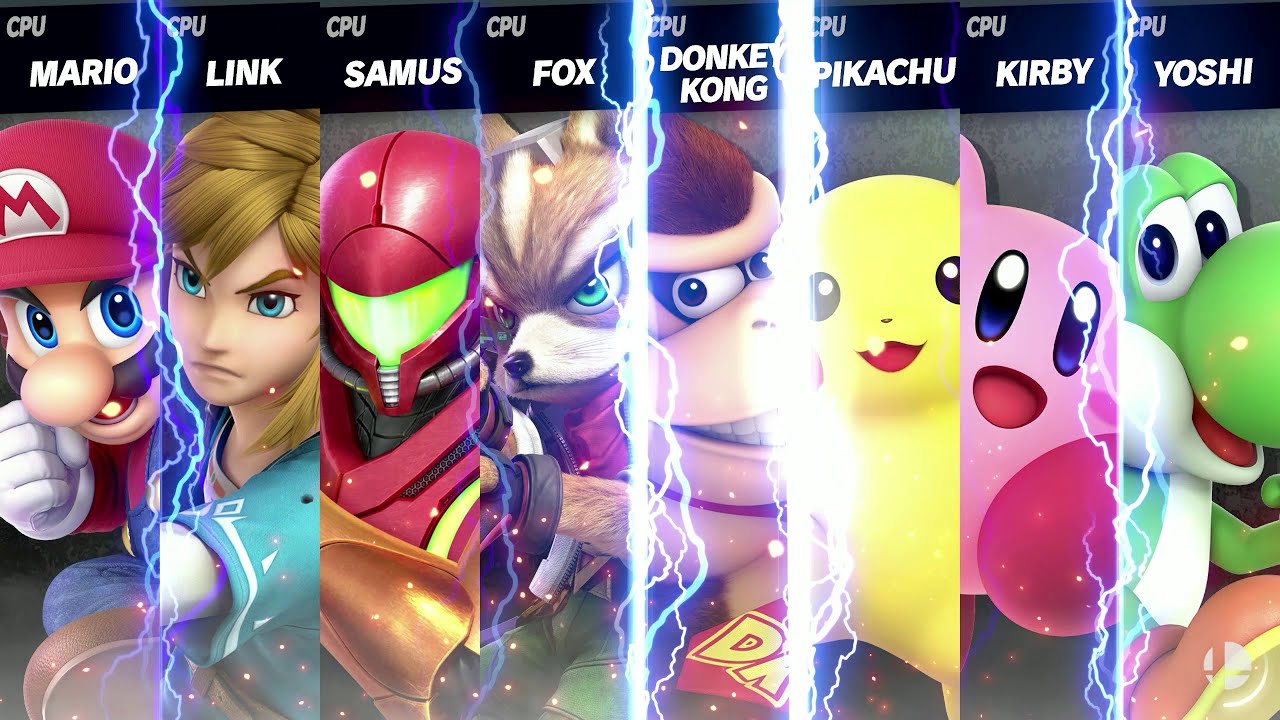 CPU Showdown | Original SSB 8 | 1440p/60 | Super Smash Bros Ultimate ...