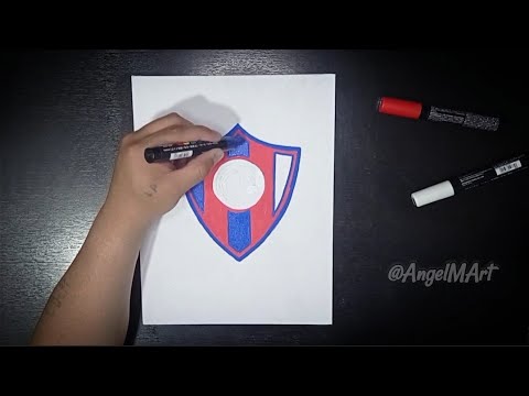 Pintando el escudo de Cerro Porteño 🇵🇾 - YouTube