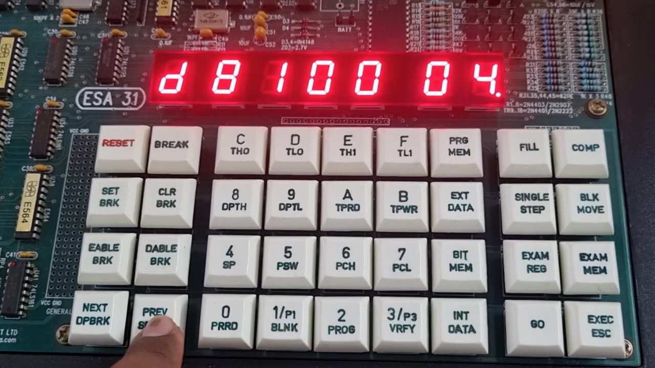 Block Transfer using 8051 mC | Vish Electronics - YouTube