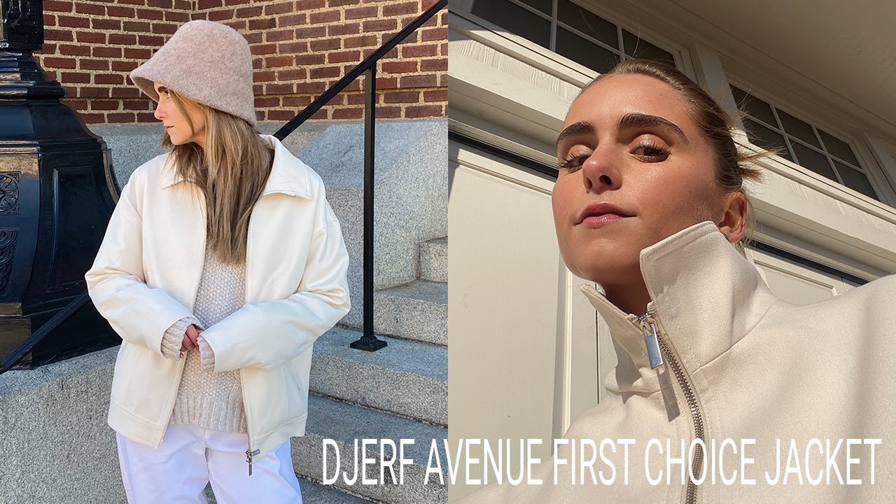 how to style the djerf avenue first choice jacket | 9 outfit ideas ...