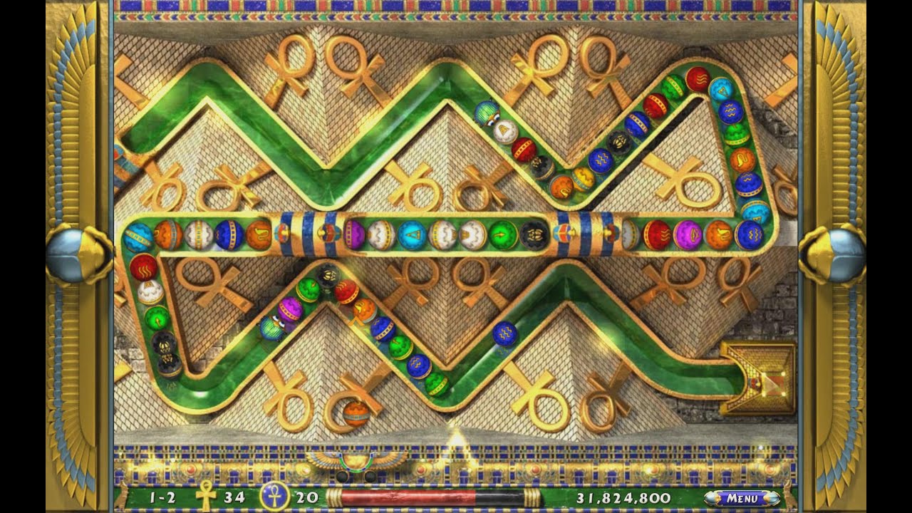 Luxor 2 Challenge of Horus Stage 1 - YouTube