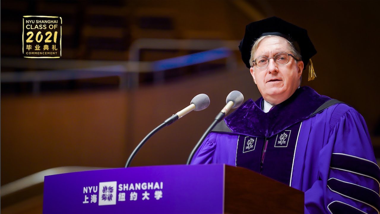 Speech by Vice Chancellor Jeffrey Lehman | NYU Shanghai 2021 ...