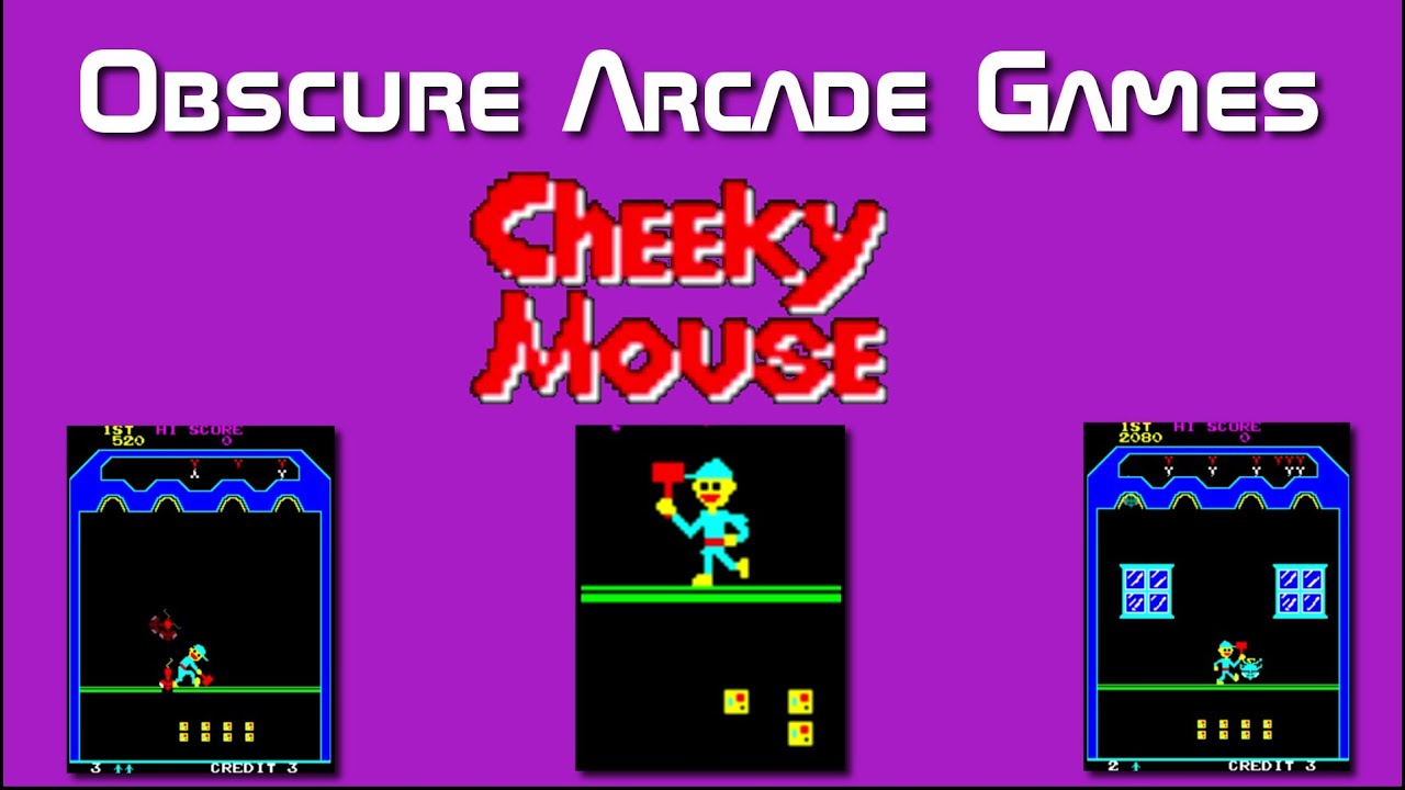 Obscure Arcade Games - Cheeky Mouse - YouTube