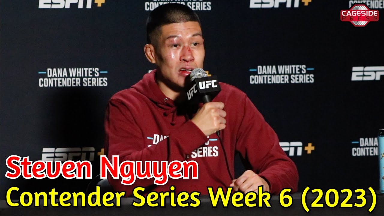 Steven Nguyen on Determination to Make UFC After Three Fights on ...