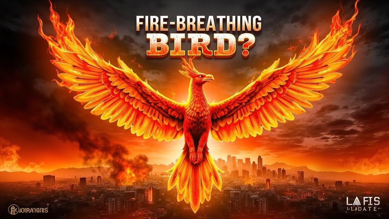 Los Angeles Fire Updates | Fire-Breathing Bird in Los Angeles? - YouTube