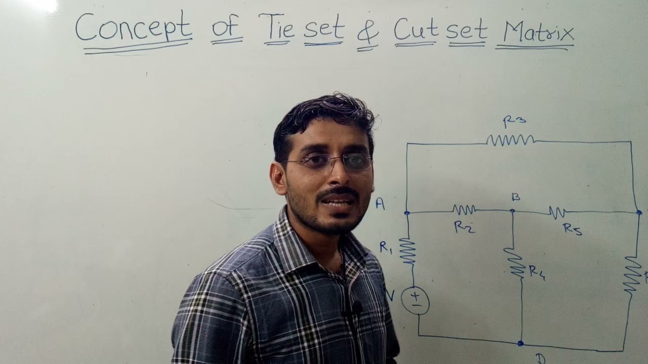 Graph theory part 03 : Concept of Tie set and Cut set matrix - YouTube
