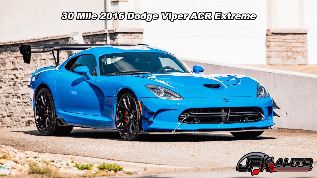 Delivery Mile 2016 Dodge Viper ACR Extreme ONLY 30 MILES - RARE ...