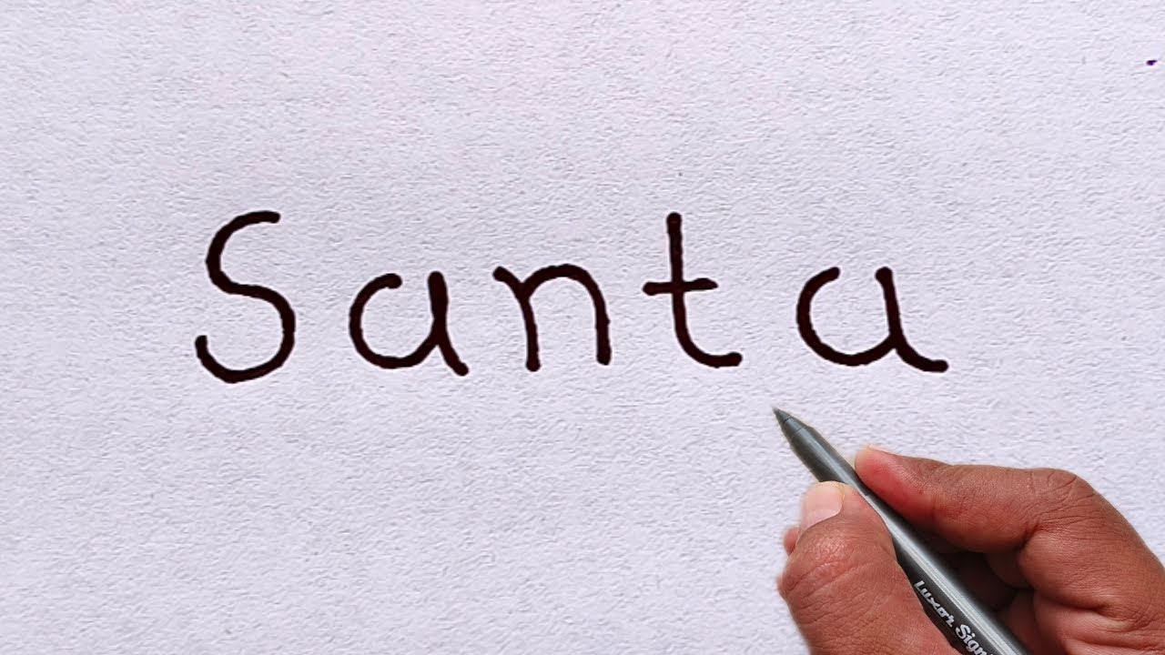 How to draw beautiful Santa Claus Turn world Santa | Easy Santa drawing ...