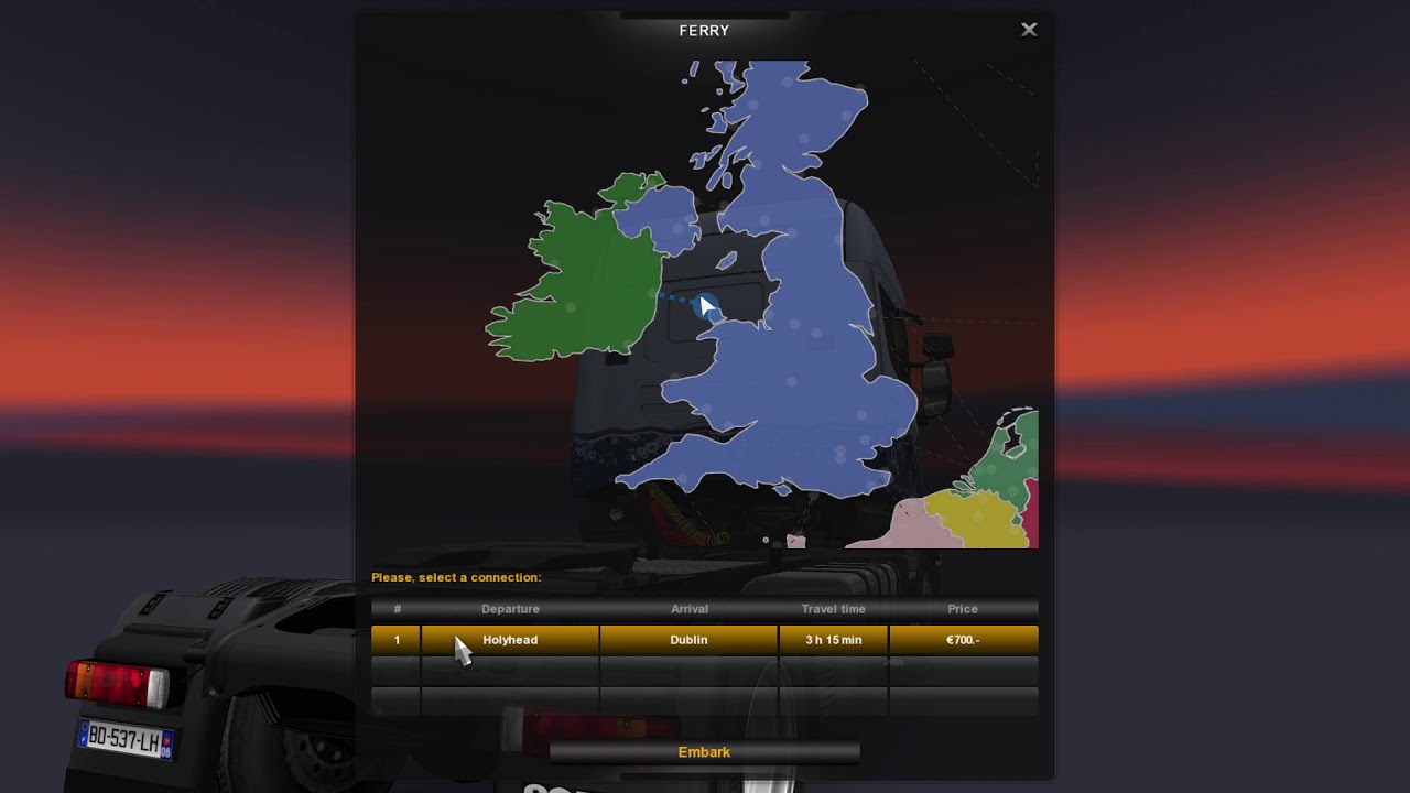 The Road to Ireland (ETS2 Promods 2.25 ) - YouTube