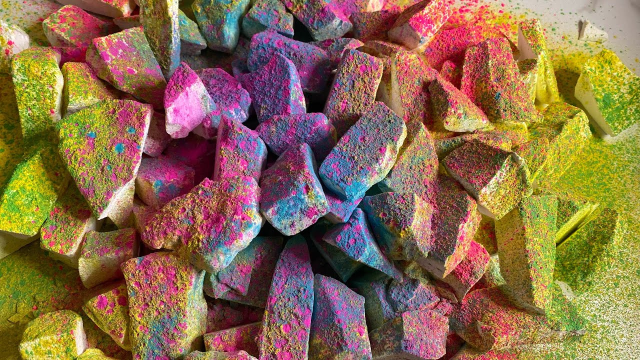 Colorful Snappy Gym Chalk ASMR - YouTube