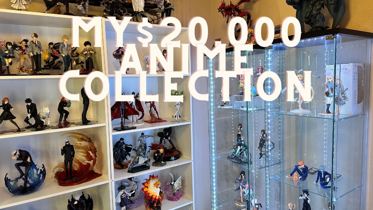 My Anime Room Collection Tour! Scale Figures & Statues! - YouTube