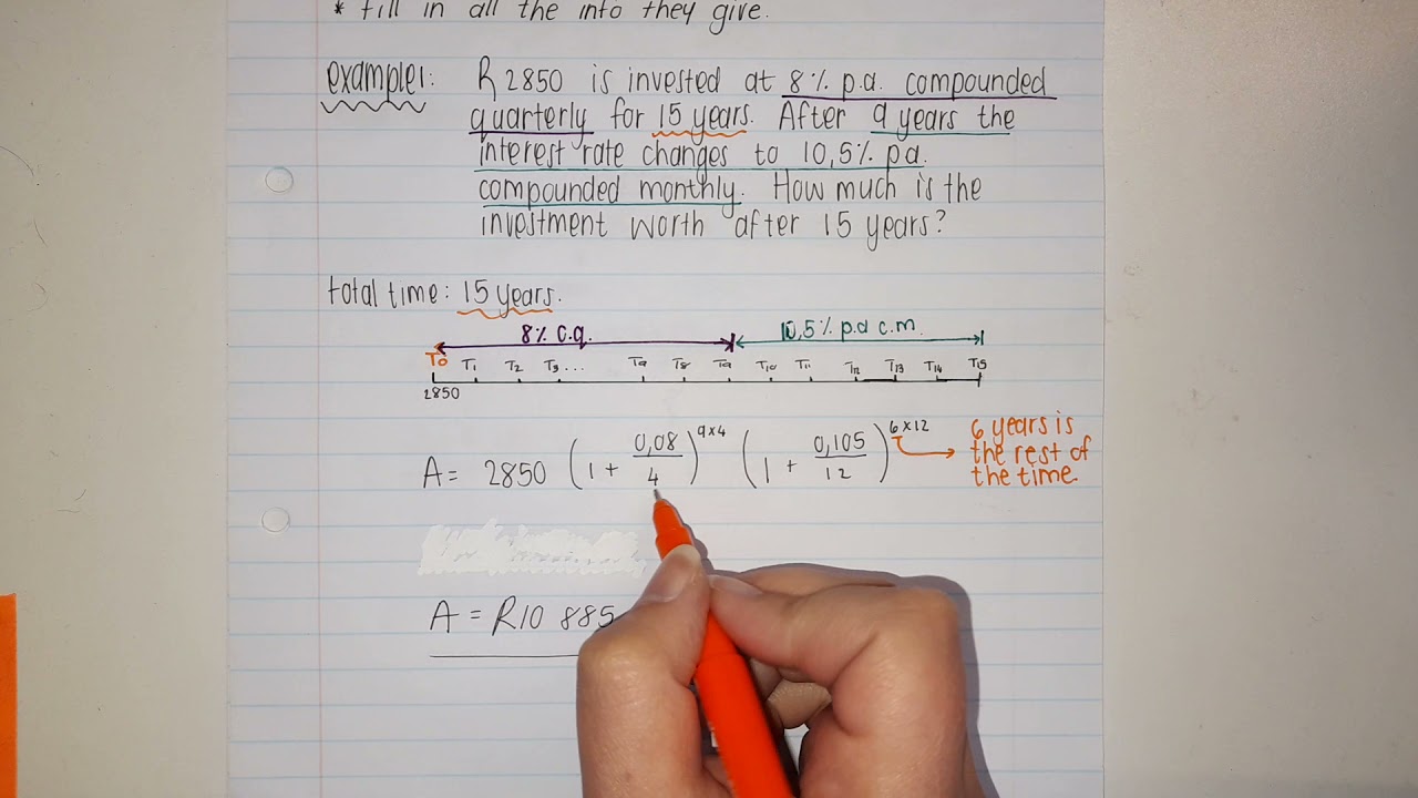 Financial Maths: Timelines - YouTube
