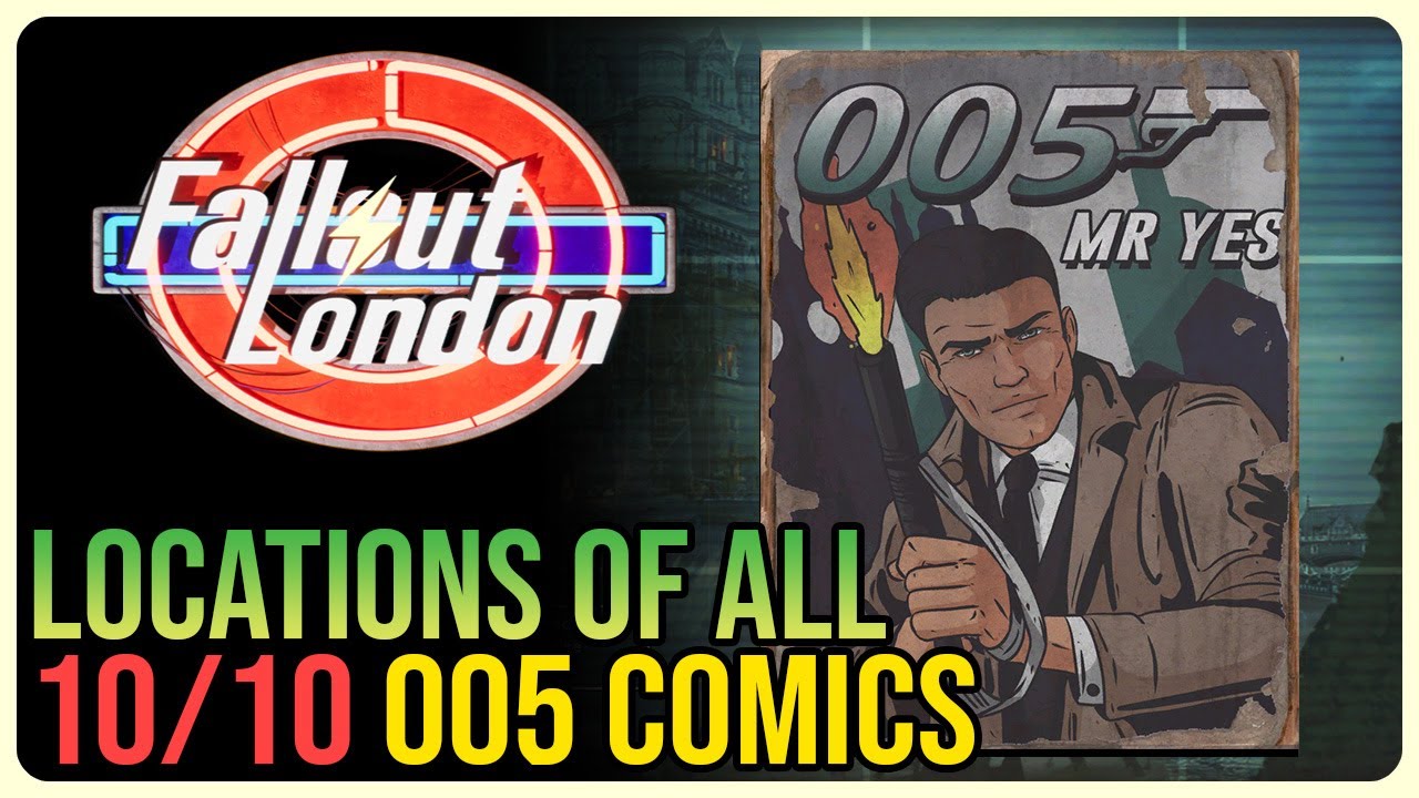 Fallout London All 005 Comic Magazine Locations - YouTube