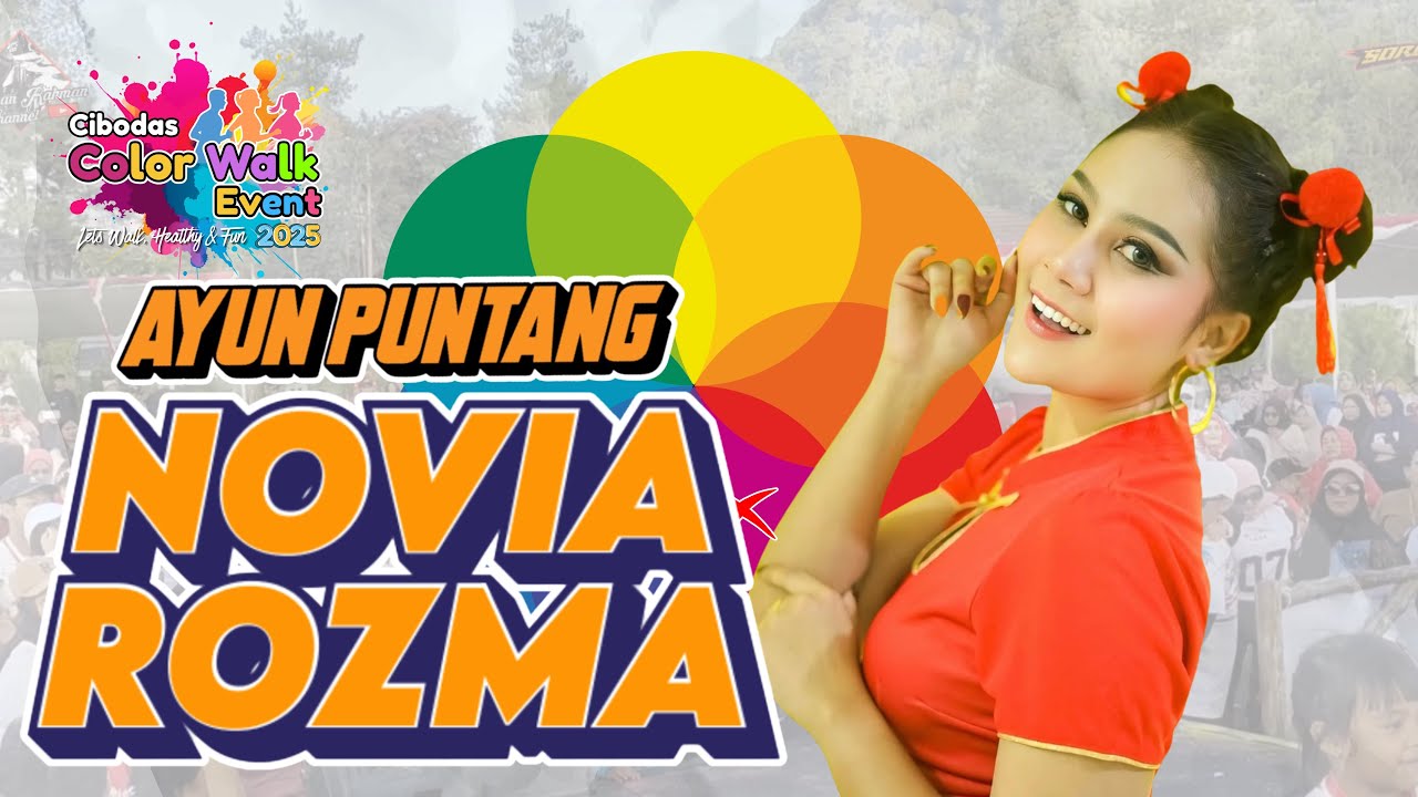 NOVIA ROZMA - AYUN PUNTANG || CIBODAS COLORWALK EVENT - YouTube