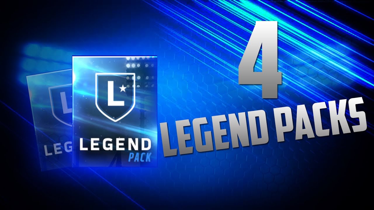 4 LEGEND PACKS!-Madden Mobile 17 - YouTube