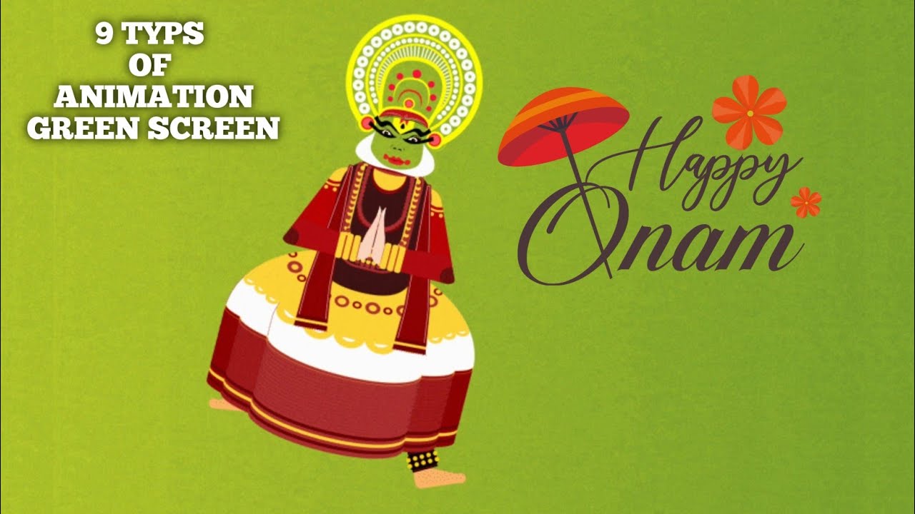 Onam | Happy Onam | Kerala | onam green screen - YouTube