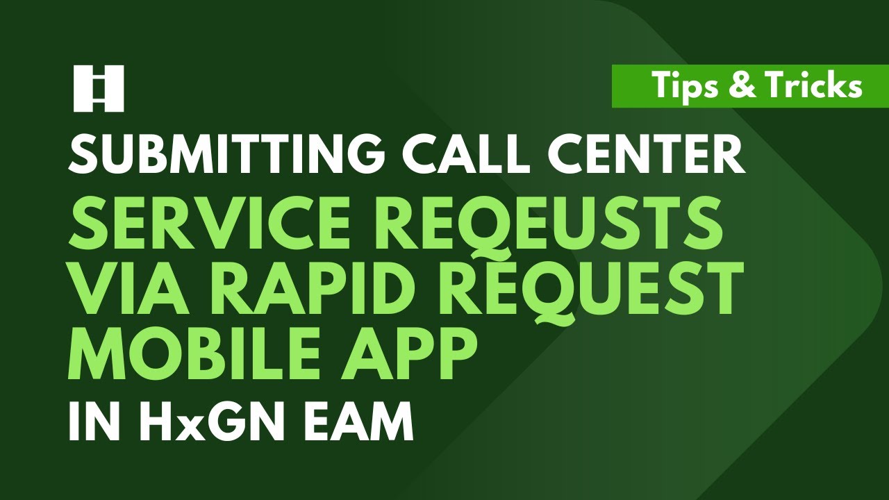 Submitting Call Center Service Requests via the Rapid Request Mobile ...