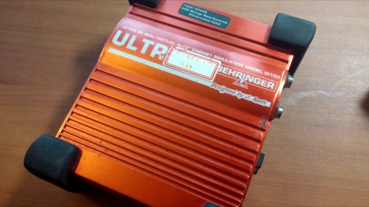 교회서 많이 쓰는 8가지 다이렉트(DI) 박스 비교테스트(2) -실제 음원 비교 음원 ULTRA GT 01 - YouTube