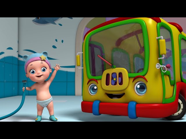 The Wheels On The Bus - Pretend Play in Baby's House | Rhymes for ...