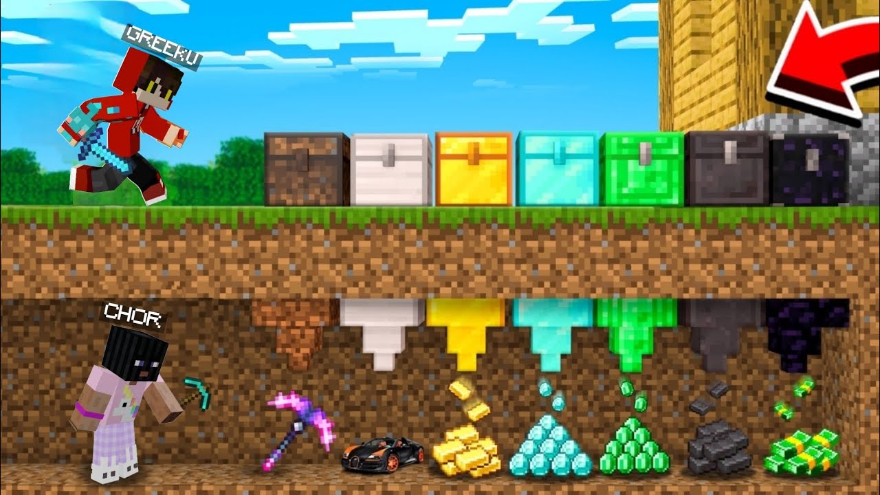 Minecraft but Villager theft in bank😱 | Again grk - YouTube