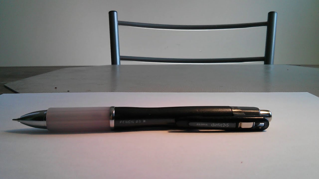 Zebra Airfit 2+5 Retractable Multifunction Pen Pencil 2015 review - YouTube