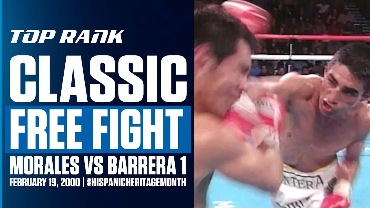 The Legendary First Fight Between Erik Morales And Marco Antonio Barrera | HISPANIC HERITAGE ...