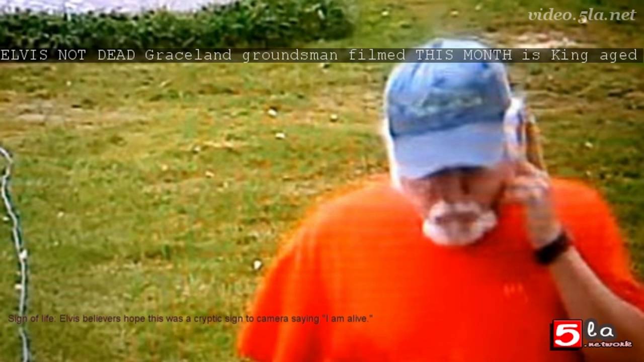 'ELVIS NOT DEAD' Graceland groundsman filmed THIS MONTH is 'King aged ...