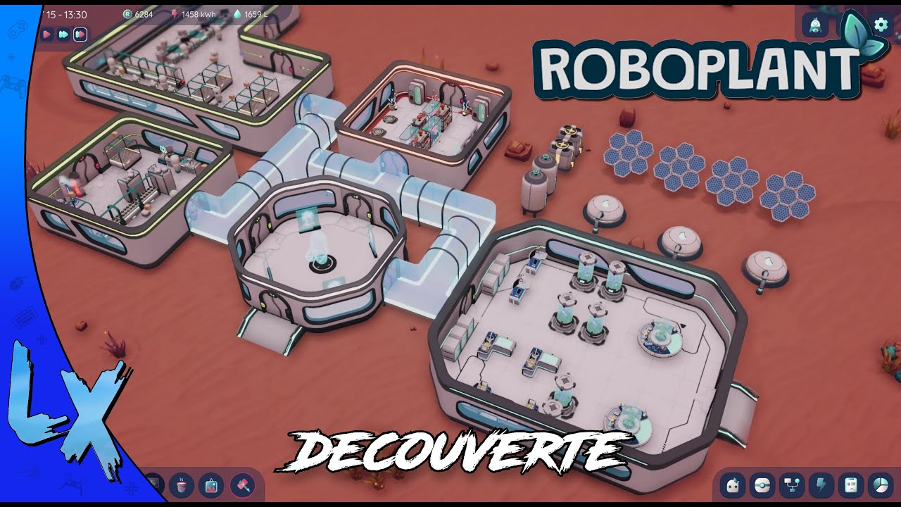 CONSTRUIRE UNE USINE AGRICOLE AVEC DES ROBOTS || ROBOPLANT DECOUVERTE ...