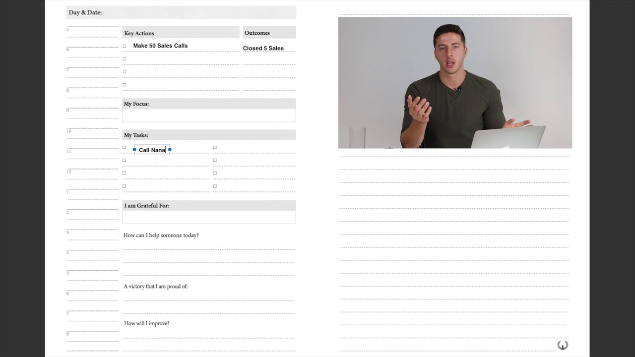 How to Use The Phoenix Planner and Phoenix Journal Part 7: Daily ...