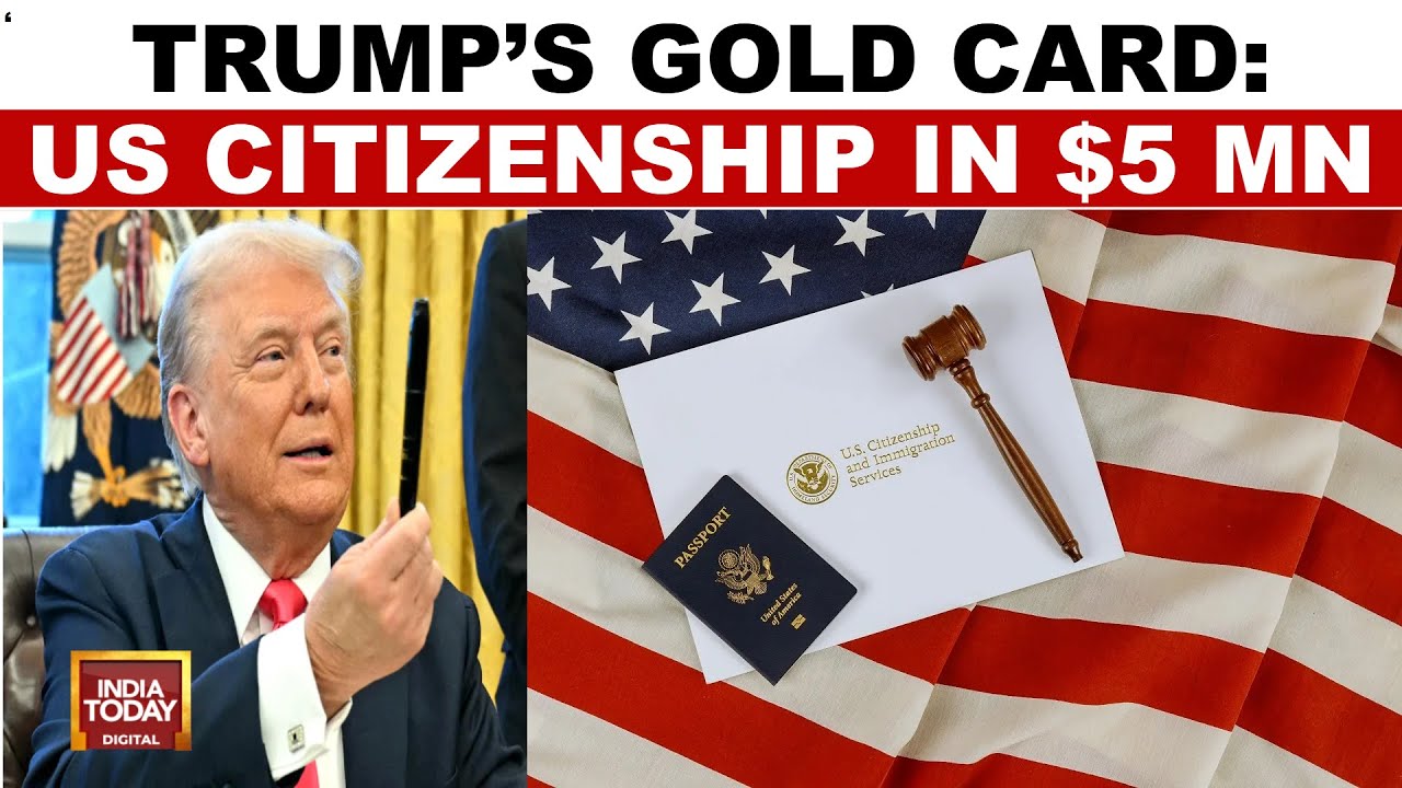 Trump Proposes $5 Million 'Gold Card' For US Citizenship | US ...