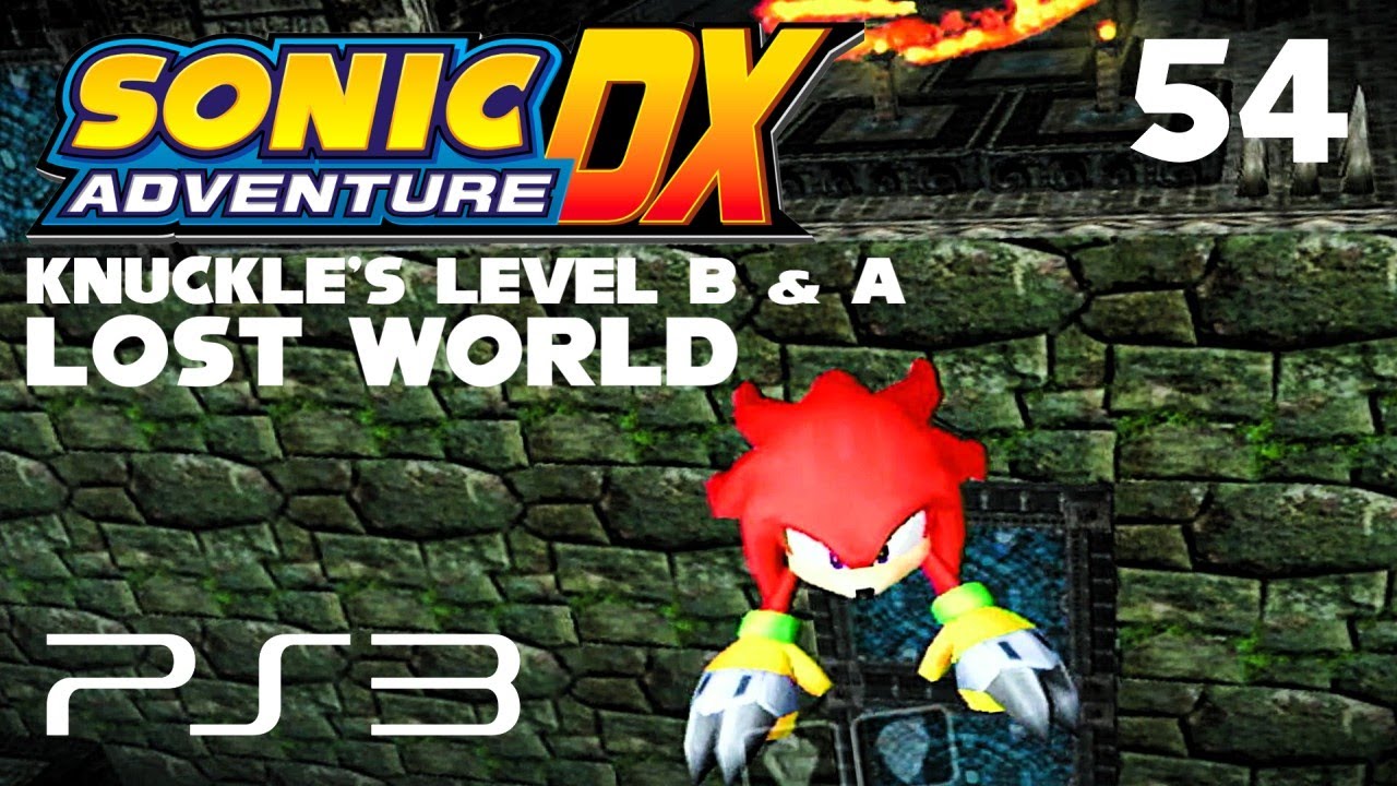 Sonic Adventure DX (PS3) - Walkthrough Part 54: Knuckle's Level B & A ...
