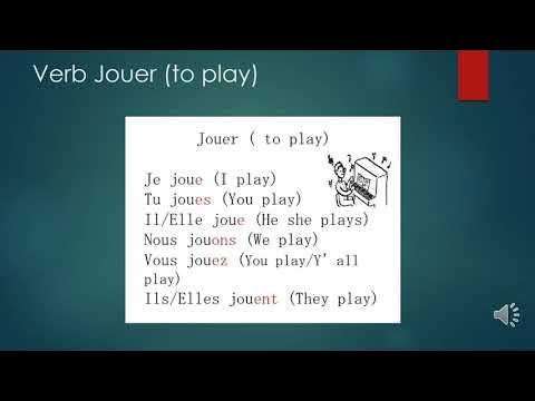 French for beginners lesson 6( verb-aller [to go] & jouer [ to play ...