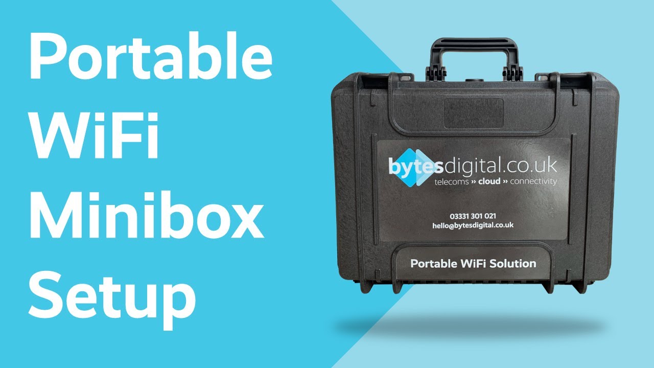 How to Setup Your Portable WiFi Minibox | Bytes Digital - YouTube