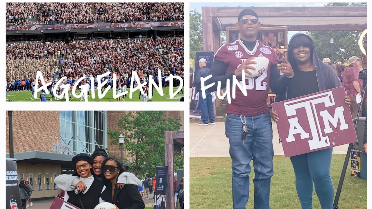 AGGIELAND FUN AT A FOOTBALL GAME🖤 #ditlvlog #myweightlossjourney #myway ...