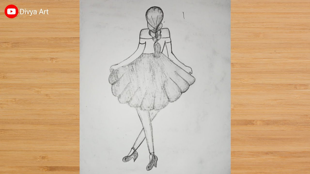 How To Draw Alone Girl | Drawing for beginners | step by step tutorial ...